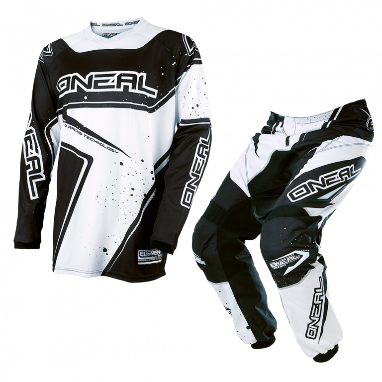 Conjunto RACEWEAR BLACK WHITE - O'Neal Argentina